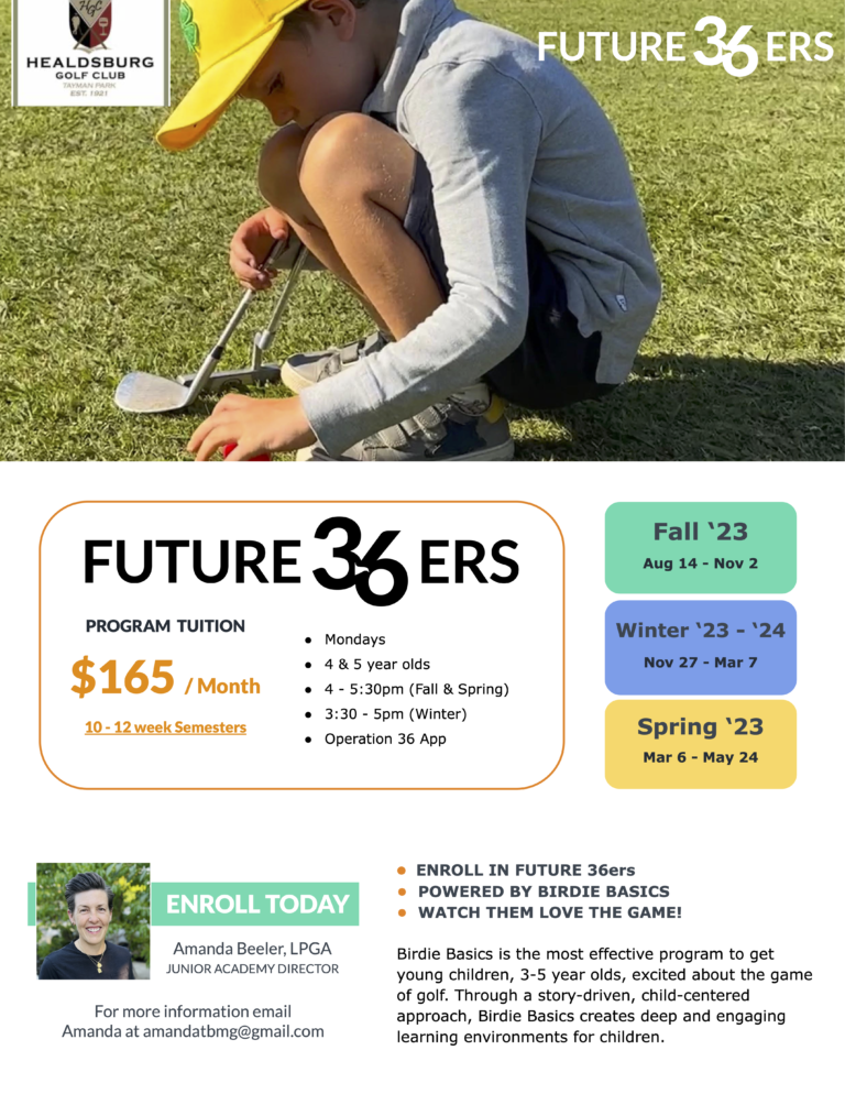 Golf Instruction - Healdsburg Golf Club