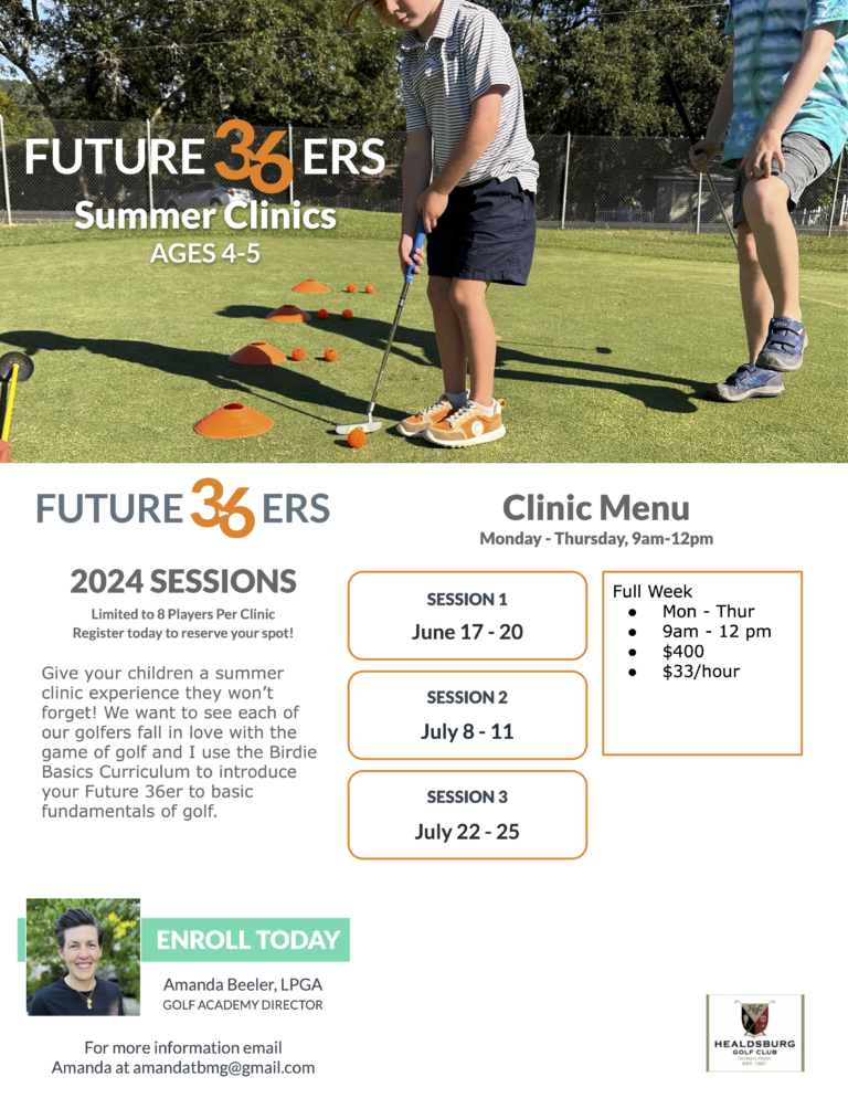 Golf Instruction - Healdsburg Golf Club