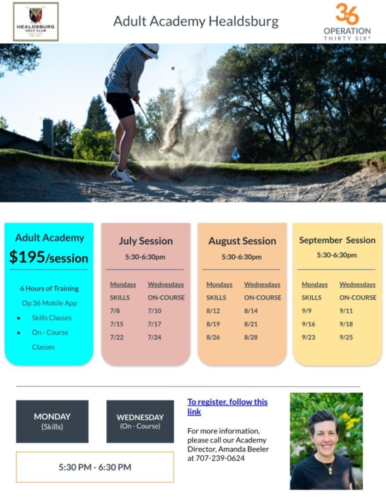 Golf Instruction - Healdsburg Golf Club