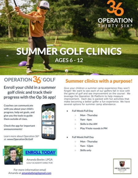 Golf Instruction - Healdsburg Golf Club